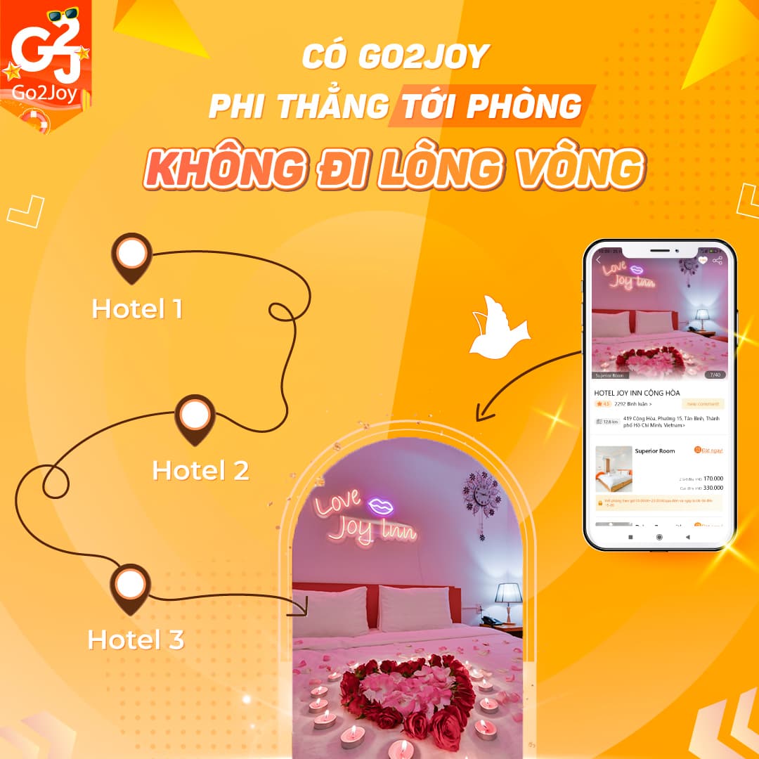 Go2Joy - Con Đường Nhanh Chóng Đi Đến Khách Sạn