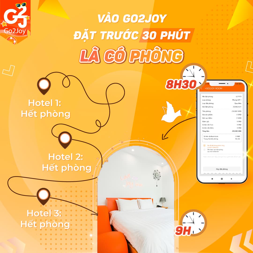 Go2Joy - Con Đường Nhanh Chóng Đi Đến Khách Sạn